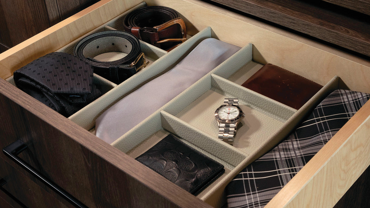 TAG Contour Tie & Belt Organizer, Drawer Organization System - Pro ...