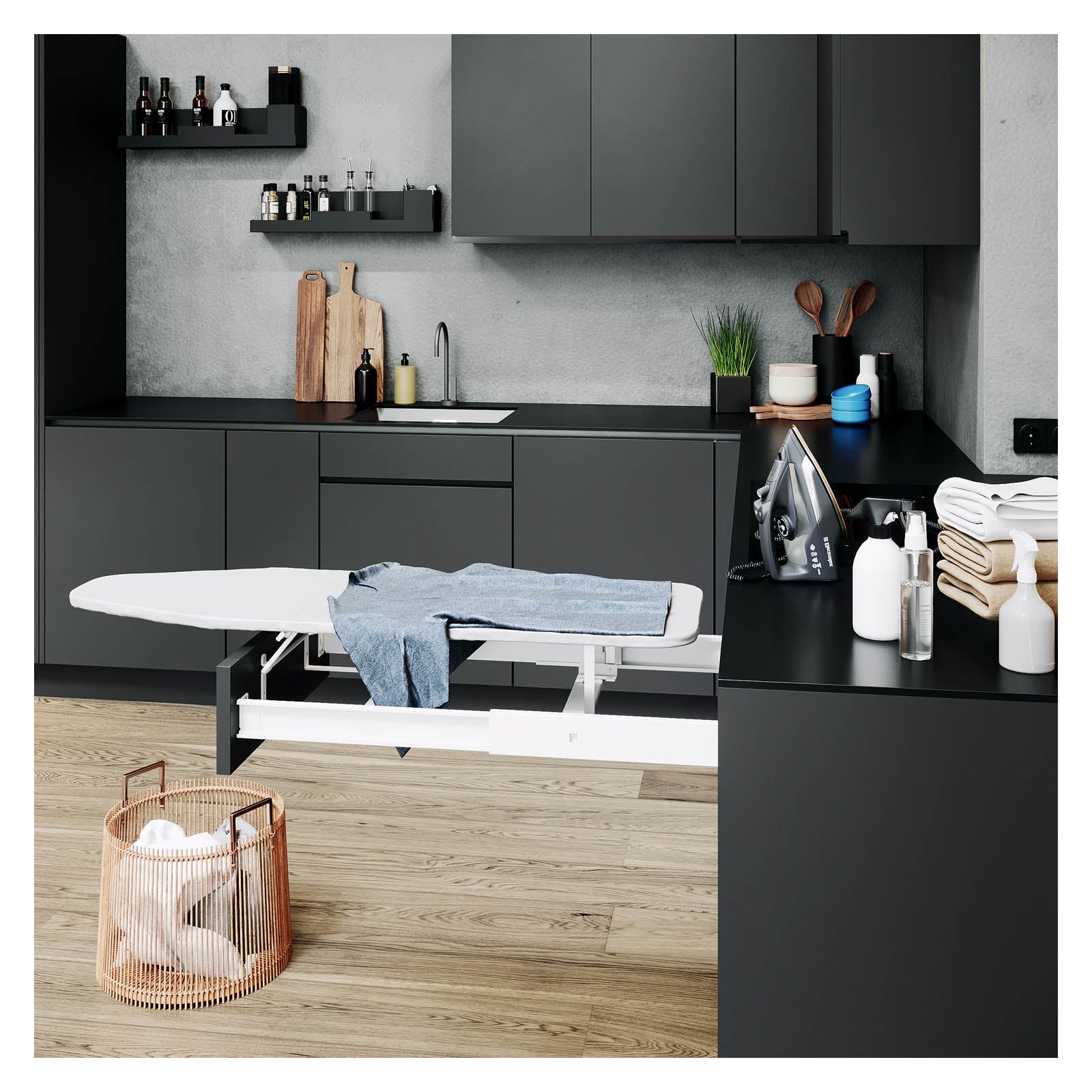 Vauth Sagel ADD® Iron Pull-Out Ironing Board – Pro Cabinet Supply