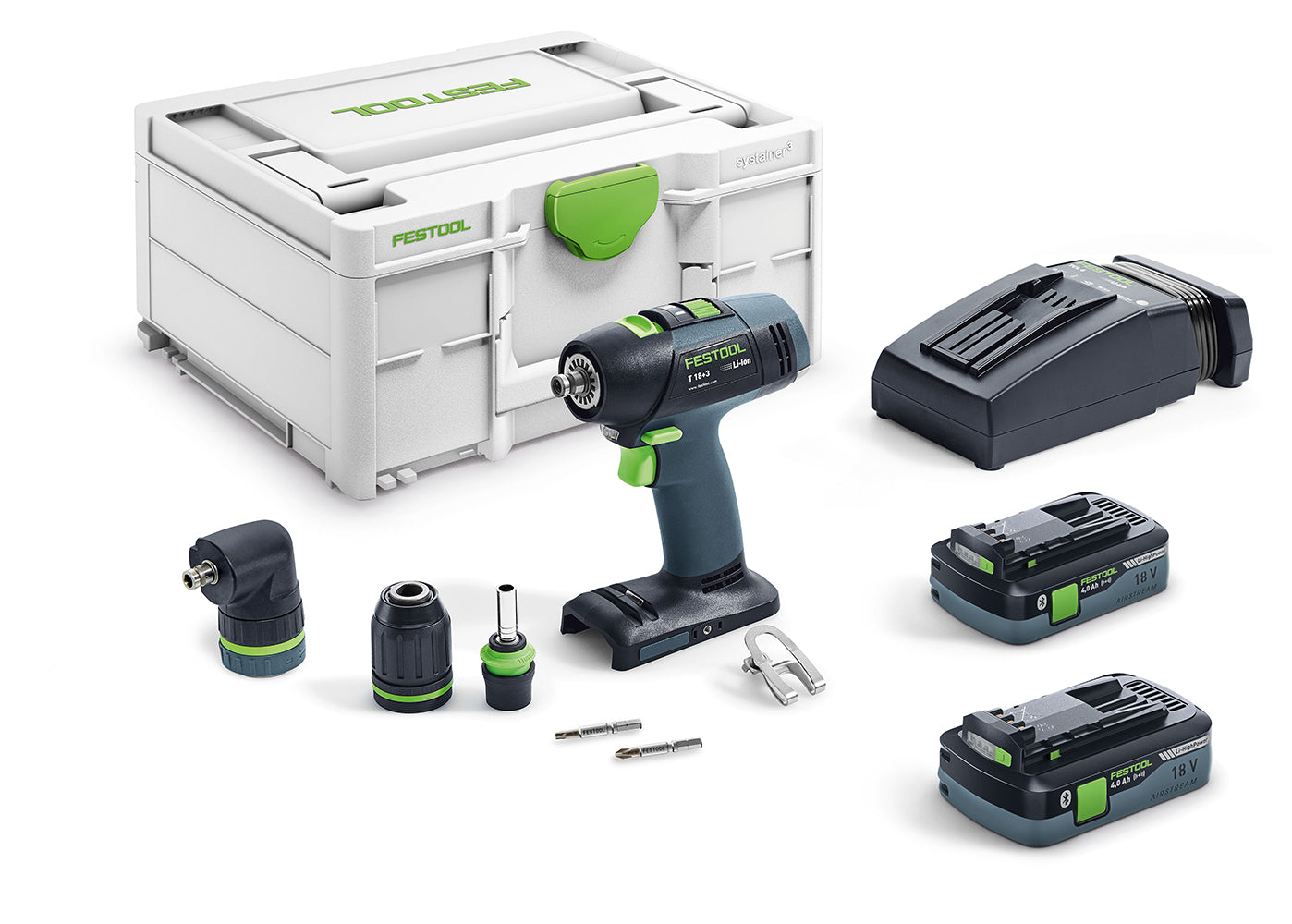 Festool 576991 T18+3 Cordless Drill HPC 4.0 I-Set – Pro Cabinet Supply