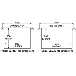 Hafele File Frame Kit Volante Desktop and File Frame Kits – Pro Cabinet ...