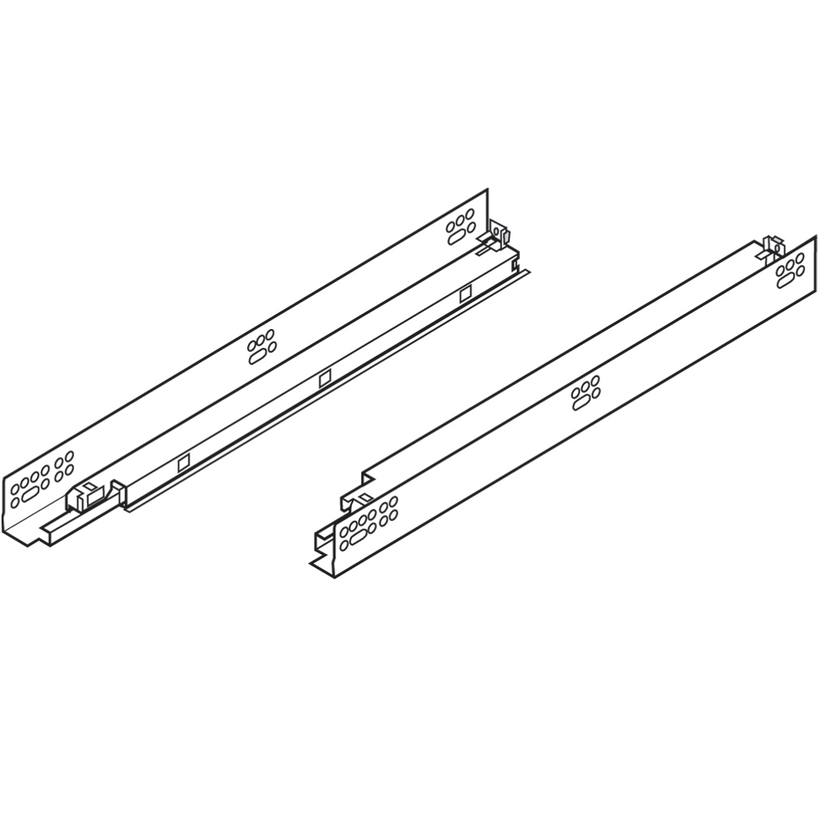 Blum 563H5330B Undermount Drawer Slides Tandem Plus – Pro Cabinet Supply